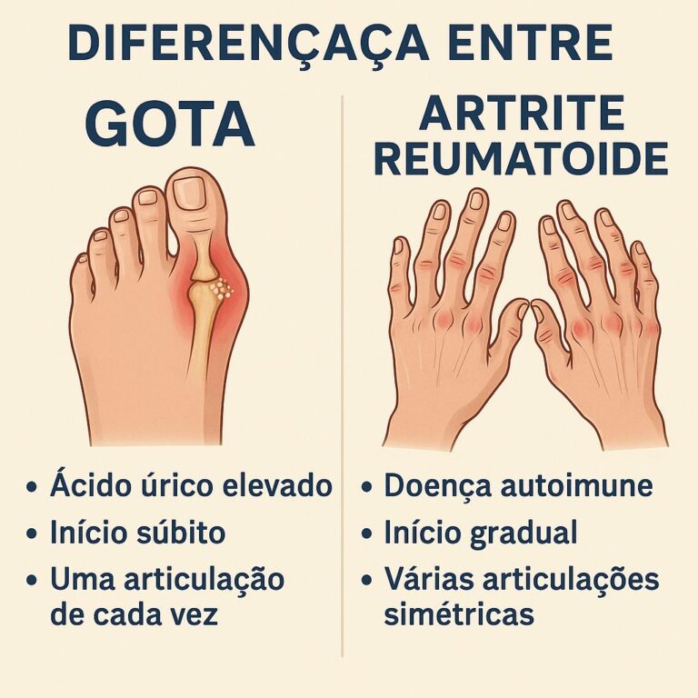Gota ou Artrite Reumatoide? Entenda as Diferenças e Como Aliviar as Dores